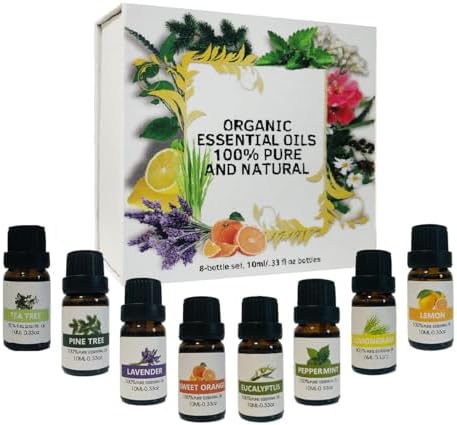Amazon.com: Essential Oil Gift Set - 8 x 10ml Pure Premium Essential ...