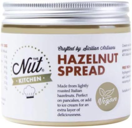 Hazelnut Spread 200g with 40% Roasted Italian Hazelnuts : Amazon.co.uk ...