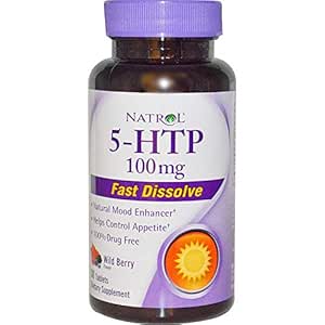 Buy Natrol 5-HTP Fast Dissolve Tablets, Wild Berry, 100 Mg, 30 Count Online at Low Prices in ...