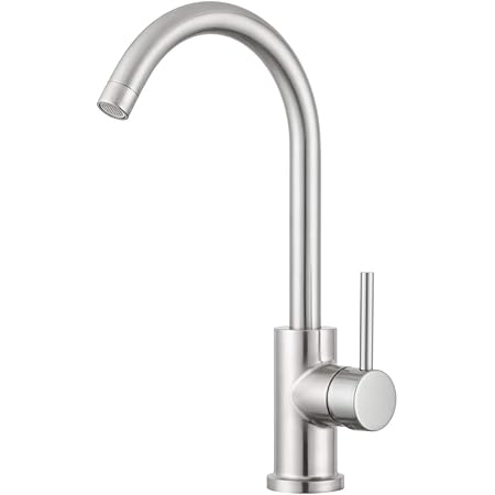 Amazon.com: Dura Faucet RV Streamline Single Handle Pull-Down Kitchen ...