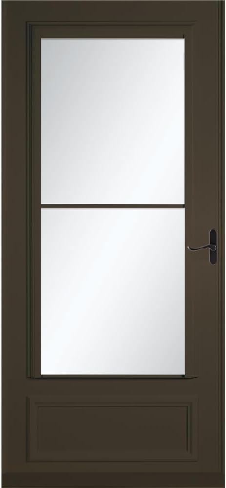 LARSON Brown 370-85 Midview 34-in by 81-in Storm Door with Aged Bronze Handle - Amazon.com