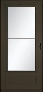 LARSON Brown 370-85 Midview 34-in by 81-in Storm Door with Aged Bronze ...