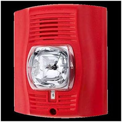 Amazon.com: System Sensor P2R-P Unmarked, Red, Two-Wire Horn Strobe ...