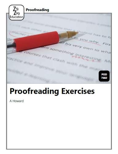 Proofreading Exercises Pack: 9781909801035: Amazon.com: Books