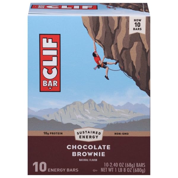 Amazon.com: Cliff Bar, Energy Bars Chocolate Brownie, 102.4 Ounce ...