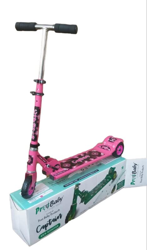 Pree Baby Kick Scooter for Kids 5 Years+ with Side Stand and Foldable,2 ...