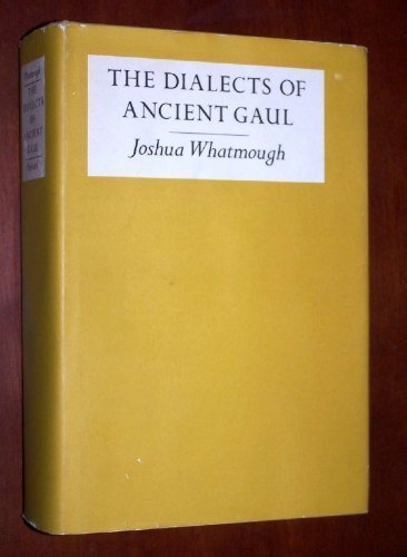 Amazon.com: The Dialects of Ancient Gaul: Prolegomena and Records of ...