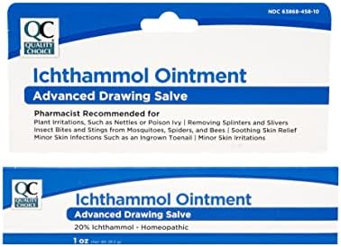 Amazon.com: Globe Ichthammol Ointment 20% (Drawing Salve) 1 OZ ...