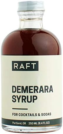 Amazon.com: RAFT Demerara Syrup for Cocktails and Sodas, 250ml ...
