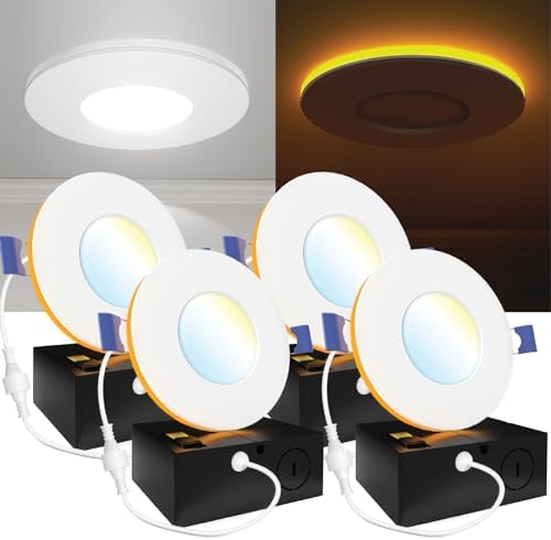 Sunco 3 Inch LED Recessed Retrofit Slim Down Light for Indoor Ceiling ...