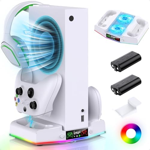 Charger Stand & Cooling Station for Xbox Series S Console, Upgrade ...