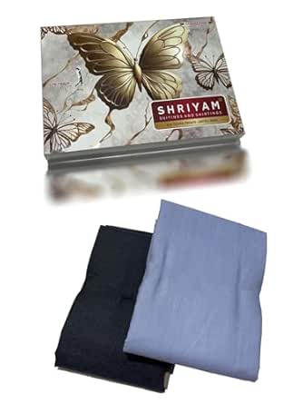 Buy Shriyam Unstitched Shirt and Trouser Fabric Combo Gift Pack ...