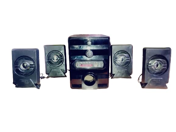 4.1 Channel Multimedia Speaker System with Bluetooth (Black) : Amazon.in