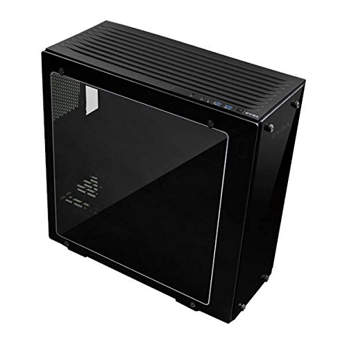 EVGA DG-75 Matte Black Mid-Tower, 2 Sides of Tempered Glass, Gaming ...