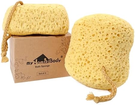 Amazon.com: Spongentle Dual Texture Body Loofah Sponge, Vacuum Sealed ...