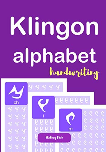 Klingon Alphabet handwriting: Nick, Nickkey: 9781687754226: Amazon.com ...