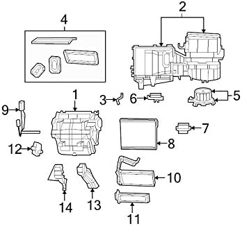 Mopar 05191347AC CORE HEATER, Heater Cores - Amazon Canada