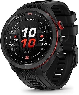 Garmin Approach S70, 47 mm case Size, Premium Golf GPS Smartwatch with ...