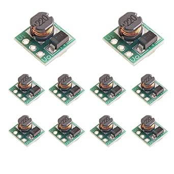 DC DC Step Up Boost Converter 0.8-3.3V bis 3.3V LAOMAO Mini Spannungswandler 3.3V Netzteil Power ...