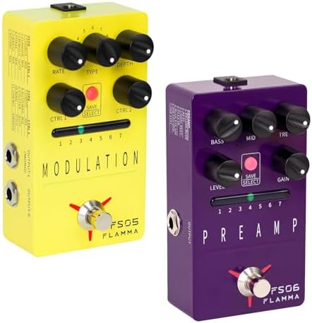 Amazon.com: FLAMMA Modulation and Preamp Guitar Pedals : Musical ...