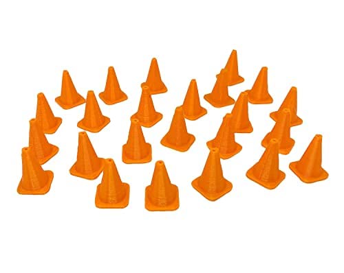 Amazon.com: Traffic Cones Pylons 1:64 Scale (24 pk) for Hot Wheels ...