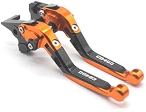 Amazon.com: Brakes Motorcycle Adjustable Long Brake Clutch Levers for ...