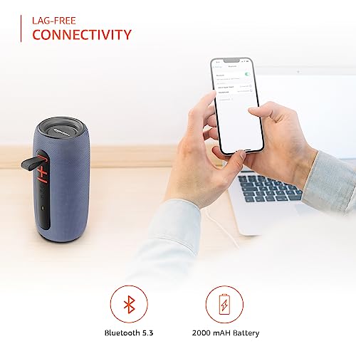 amazon basics Bluetooth 20W Speaker, with TWS Function, Powerful Bass ...