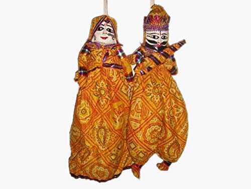 Buy HeeMo Wood Traditional Handcrafted Rajasthani Face String, Standard ...