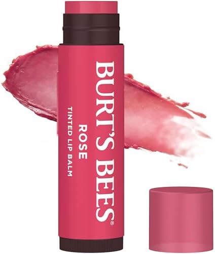 Amazon.com : Burt's Bees Lip Tint Balm, Long Lasting 2 in 1 Duo Tinted ...