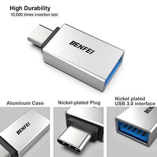 Snapklik.com : BENFEI USB C To USB 3.0 Adapter, 3 Pack USB C To A Male ...