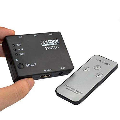 Buy SOLIX® Intelligent HDMI Switch Splitter Switcher Box 3-Port, 3 in 1 ...