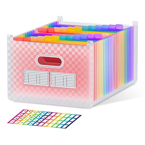 Snapklik.com : ThinkTex 26 Pockets Expanding File Folder, Upright ...
