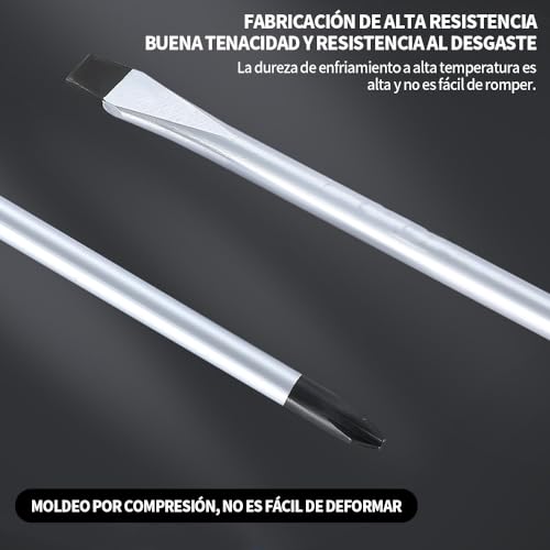 Medidas De Desarmadores De Cruz - Ferreteria Y Herramientas