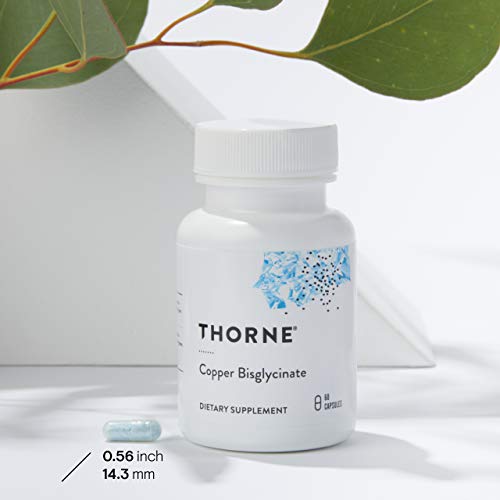Thorne Copper Bisglycinate - Well-Absorbed Trace Mineral Supplement ...