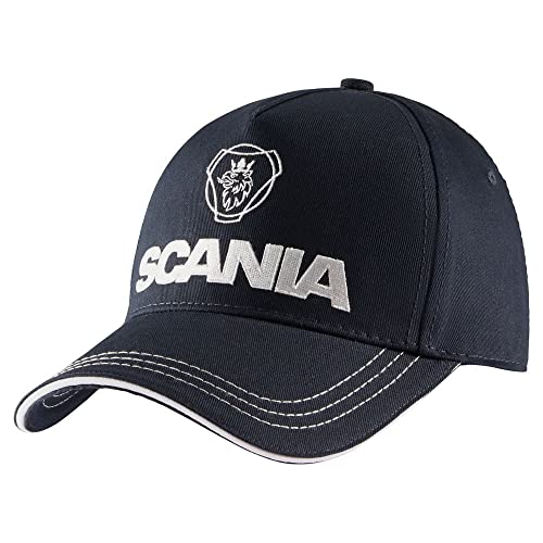 Official Scania Hat Navy Baseball Cap Griffin - British Trucking