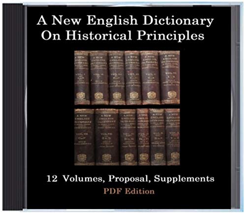 A New English Dictionary On Historical Principles SEARCHABLE PDF 12 ...