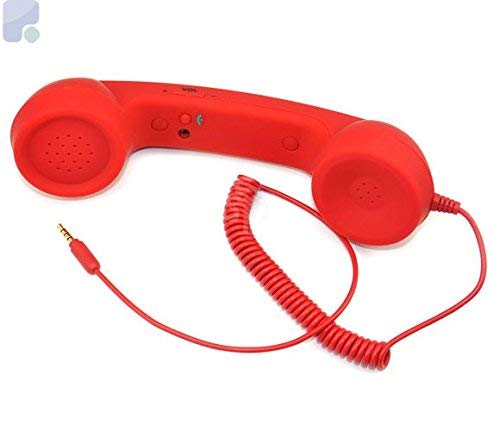 Telephone Corded Phone for Office and Home Purpose. (Large, RED ...
