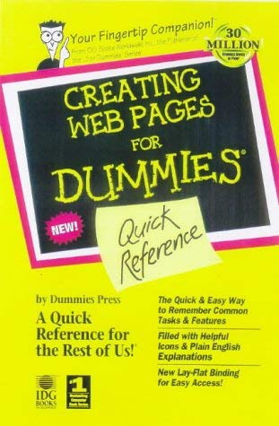 Creating Web Pages for Dummies: Quick Reference: Doug Lowe: 9780764503634: Amazon.com: Books