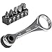 Klein Tools 65200 Ratchet Set, 5-Piece Mini Ratchet Set with Phillips ...