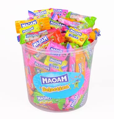 Buy HARIBO Maoam Selection Sweet Tub Kids Party Sweets Bucket Variety ...