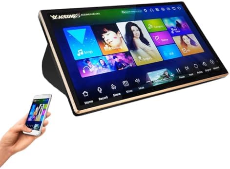Amazon.com: 4TB HDD 84K English Songs,19'' Touch Screen Karaoke Player ...
