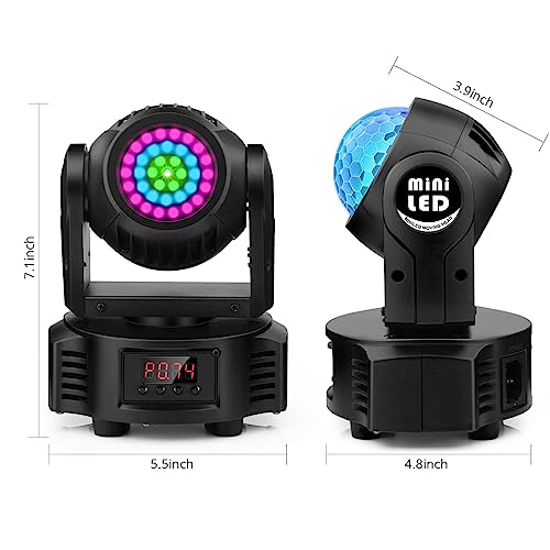 Snapklik.com : LED Moving Head Light - 40W RGBW Mini DJ Moving Head ...
