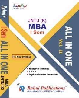 Buy All In One MBA 1 st semester VOL 2 JNTU Book Online at Low Prices ...
