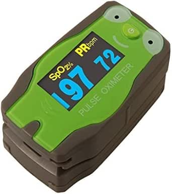 ChoiceMMed Paediatric Fingertip Pulse Oximeter MD300 C53 Frog : Amazon ...