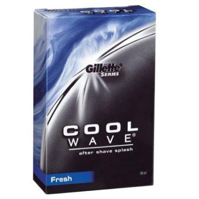 Gillette Series Cool Wave After Shave Splash, 50ml (Pack of 2) : Amazon ...