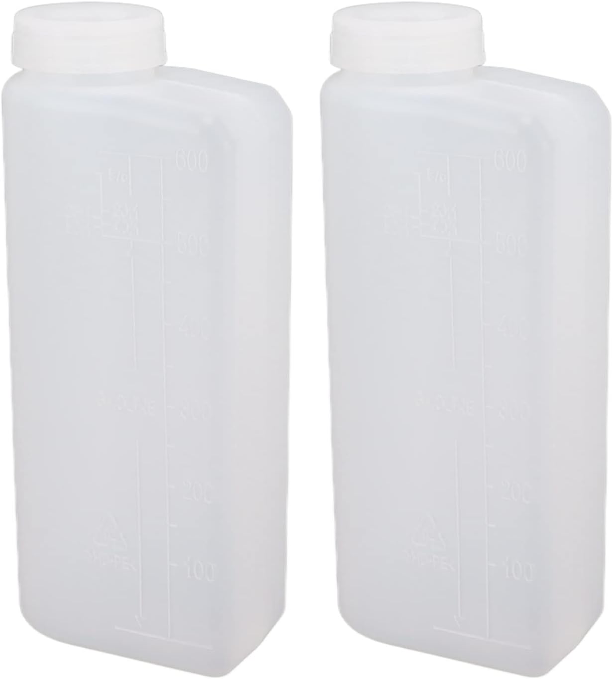 Amazon.com: Jeanoko 2PCS 600ML 2 Stroke Oil Petrol Fuel Mix Bottle, Oil ...