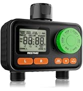 Amazon.com : RESTMO Sprinkler Timer, Programmable Water Timer for ...