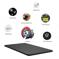 Huion Inspiroy H640P Graphics Drawing Tablet with Battery-Free Stylus ...