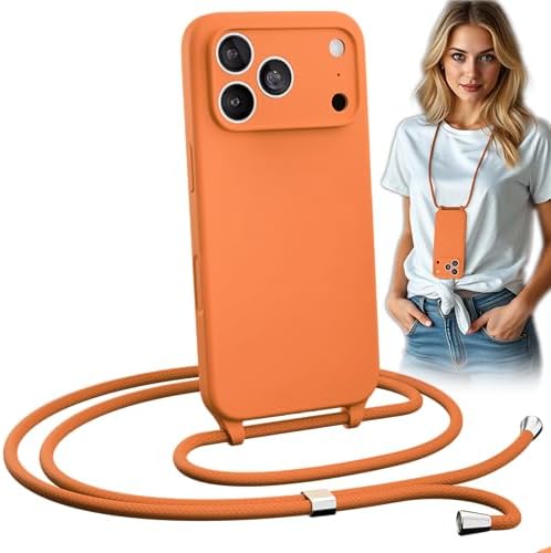 Amazon.com: Blaspins Crossbody Lanyard Strap Case for iPhone 17 Pro ...