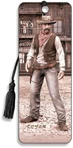 Amazon.com: Artgame - Gunslinger - 3D Bookmark Flip : Office Products